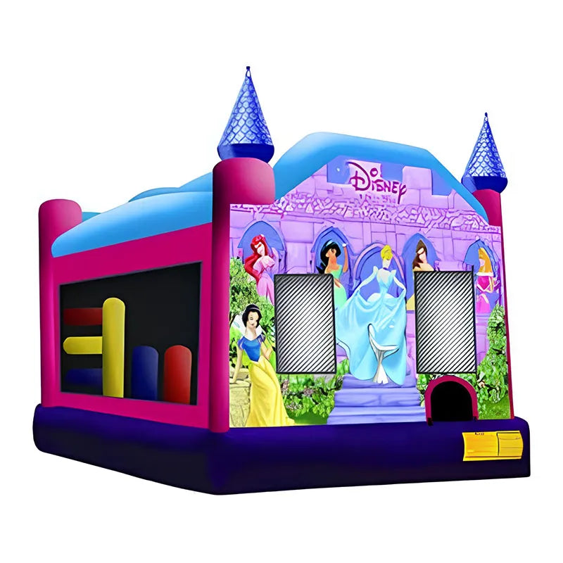 6-in-1 Disney Princess Combo Bounce House – Jump Around Party Jumpers
